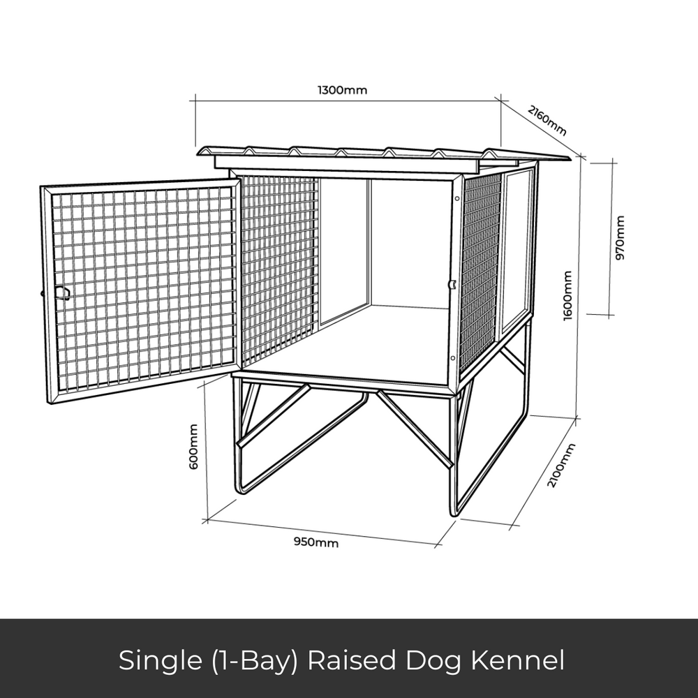 Raised Safety Kennel